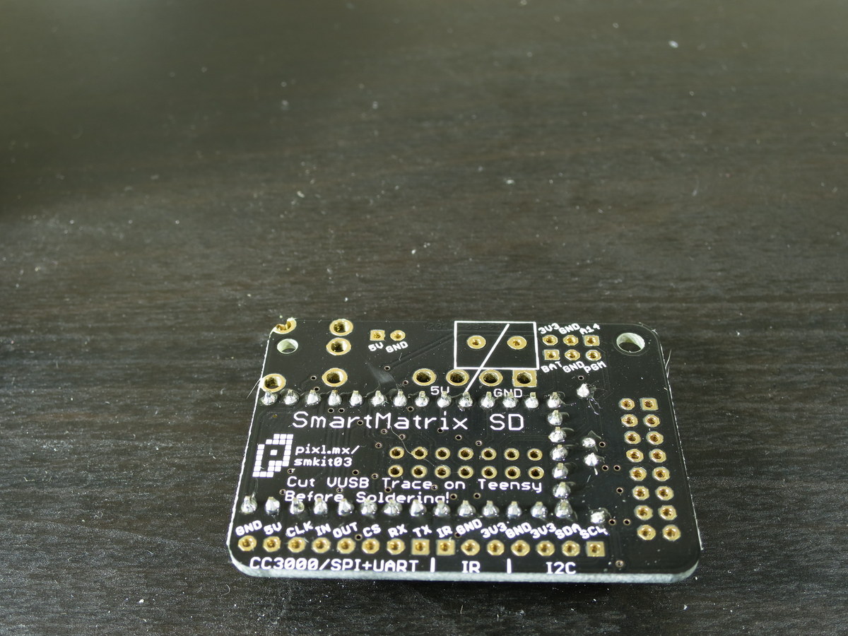 SmartMatrix - SD Shield (V1)